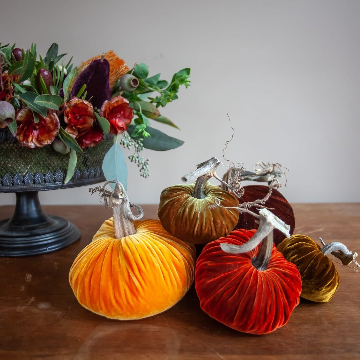 Harvest Deluxe: Autumn Themed Décor | Plush Pumpkin